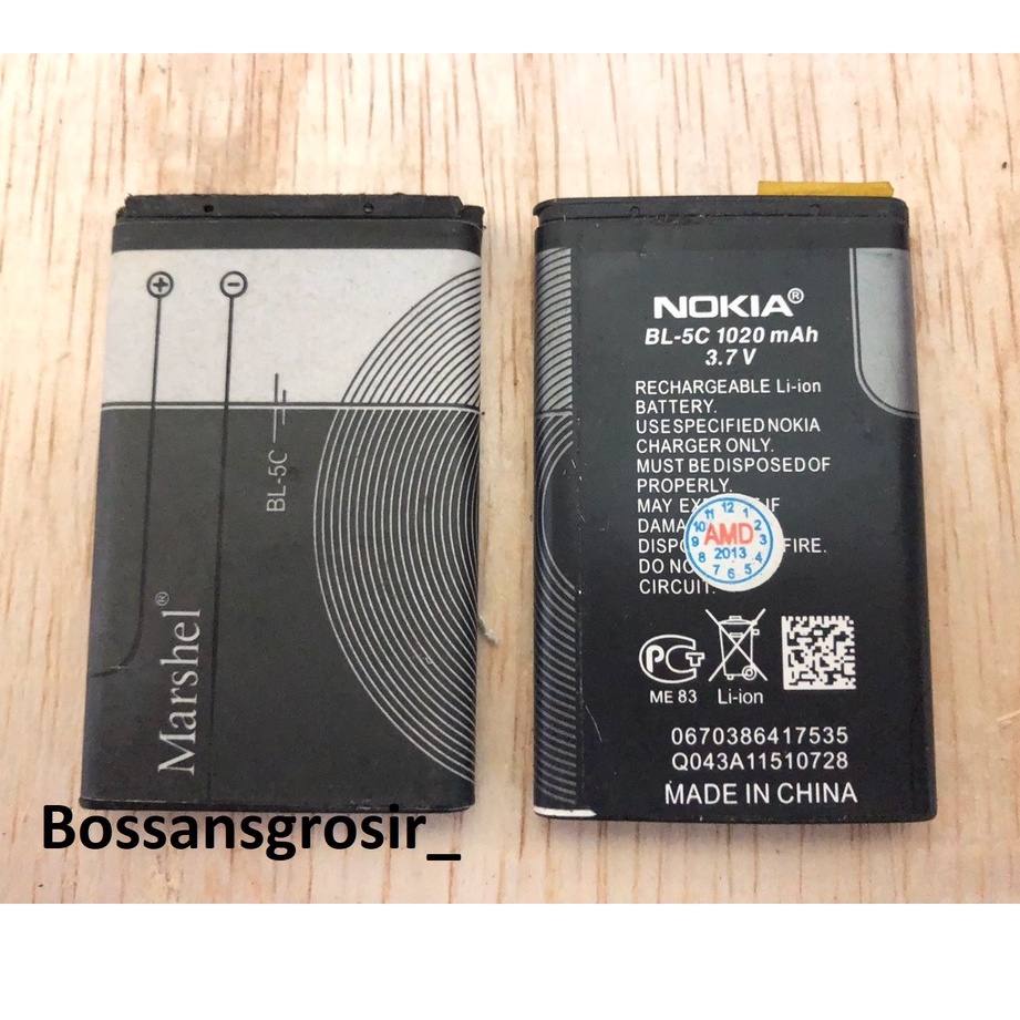 Jual BL-5C TERMURAH BATERAI BATRE BATRAY BATTERY ORIGINAL NOKIA BL-5C BL5C CUCI GUDANG | Shopee ...