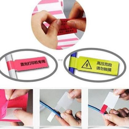 Jual Stok Baru!!-917 label sticker kabel lan cable tag utp network ...