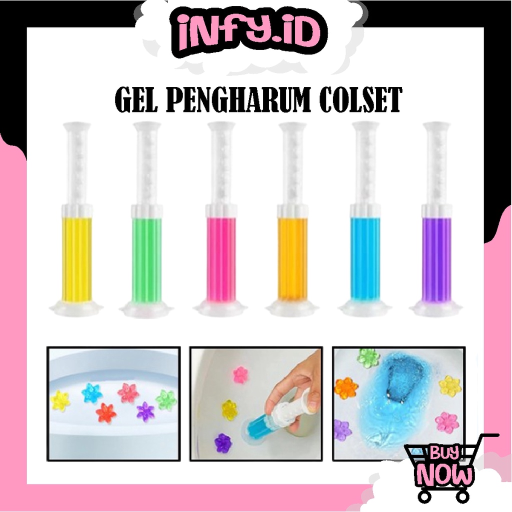 Jual INFY - TOILET CLEANER GEL PEWANGI AROMATIC / TOILET GEL MOTIF ...