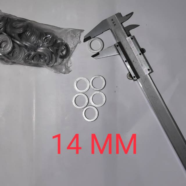 Jual Ring Aluminium M14 x 20,5 MM Ring 19 Solar (100 Pcs) | Shopee ...