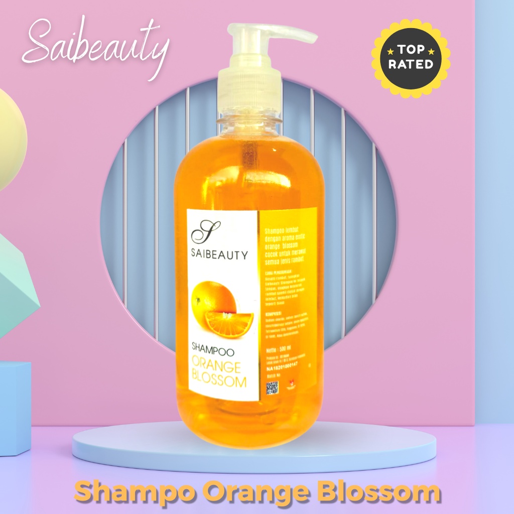 Jual Saibeauty Sampo ORANGE BLOSSOM Pump 500ml (BPOM) | Shopee Indonesia