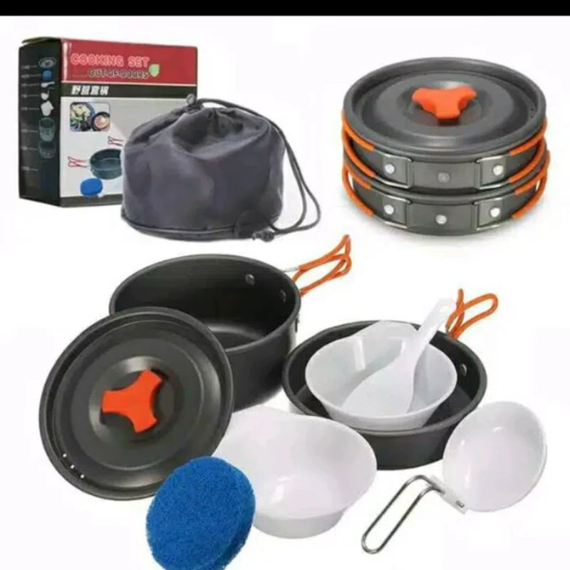 Jual (COD) NEW 2022 COOKING SET DS 200/300/301/308/500/700/ nesting ...