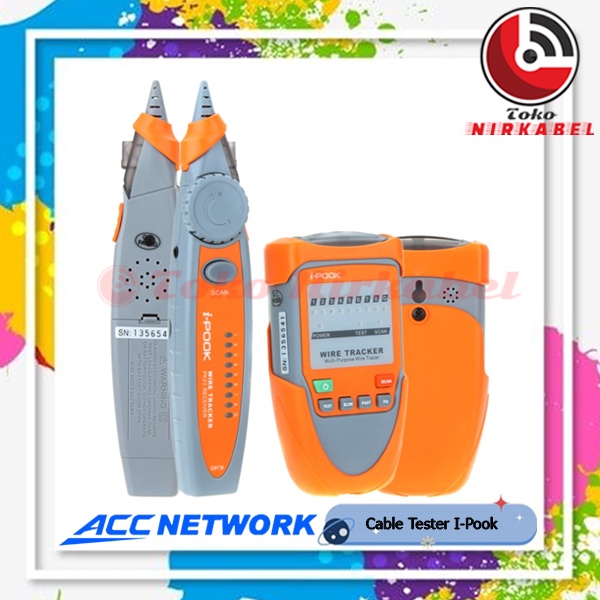 Jual Cable Lan Tester Wire Tracker Cable Tone Cheker i-Pook PK65H ...