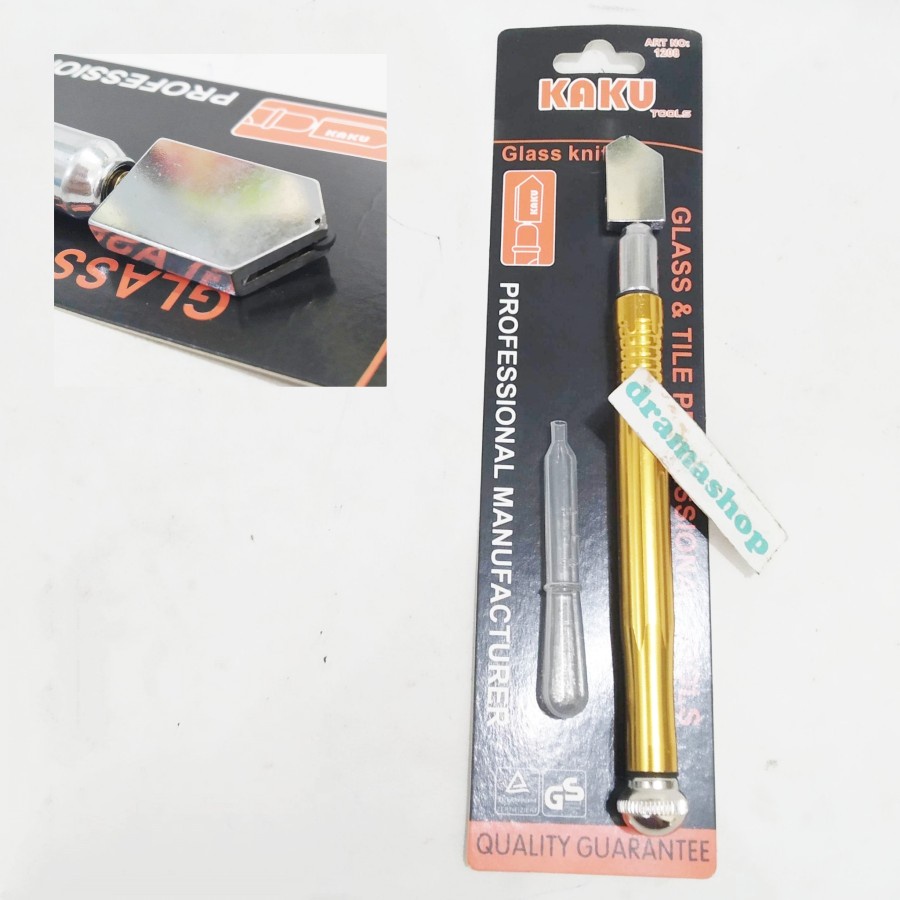 Jual Pemotong Alat Potong Kaca Glass Cutter KAKU | Shopee Indonesia