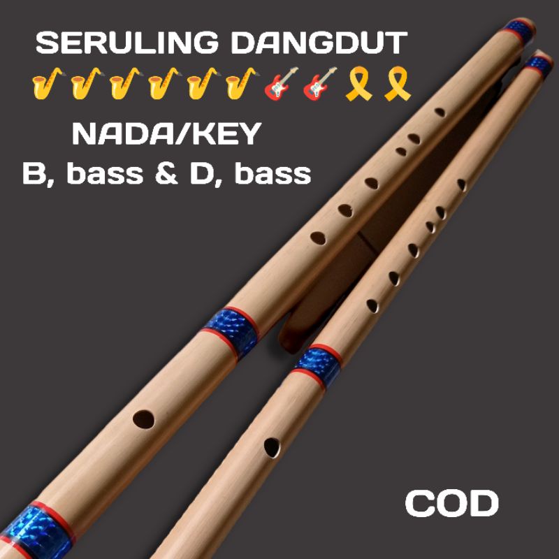 Jual SERULING DANGDUT NADA/KEY D, bass & B, bass | Shopee Indonesia
