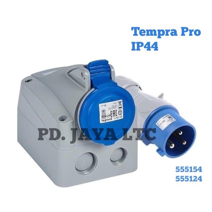 Jual Legrand Set Plug dan Socket Mounting IP44 2P+E / 3 Pin 16A ...