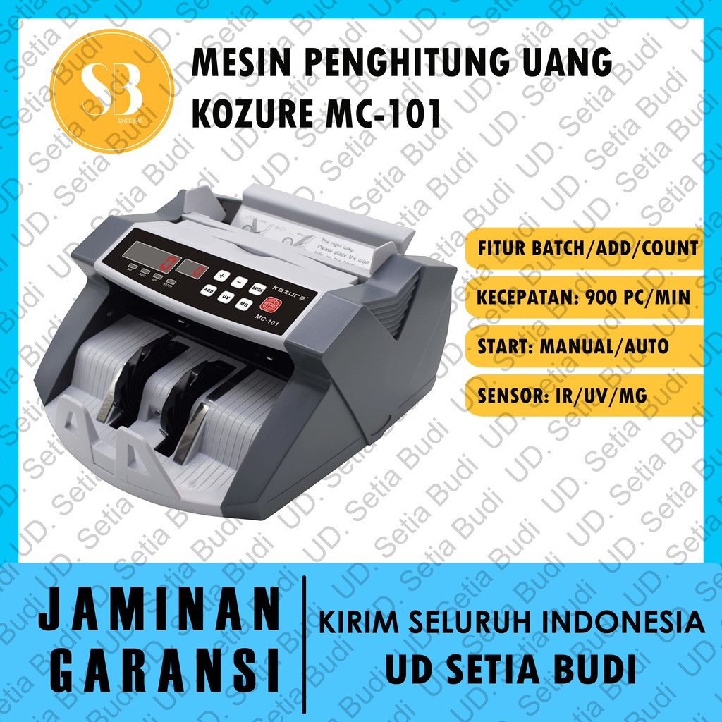 Jual Kozure MC-101 Mesin Hitung Uang Dan Detektor Uang Palsu | Shopee Indonesia