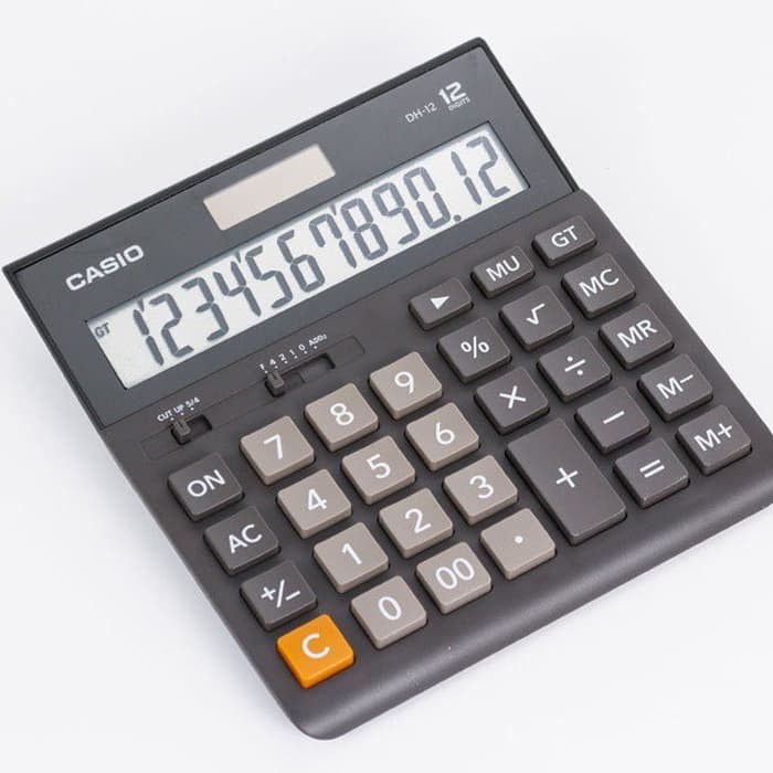 Jual Kalkulator Casio DH-12 12 digit - Hitam | Shopee Indonesia