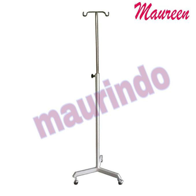 Jual Tiang Infus Kaki 3 Roda Standar Standart Infus Stainless Steel ...