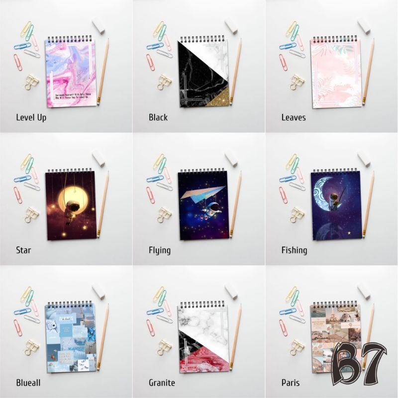 Jual NOTE BOOK B7/ BUKU CATATAN/ HADIAH UNIK/ BUKU TULIS SEKOLAH/ BUKU ...