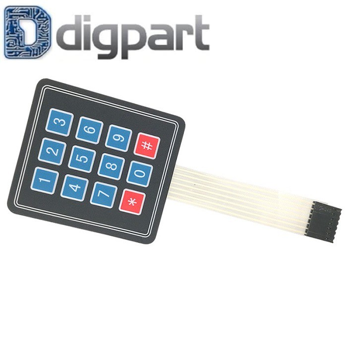 Jual Keypad Membran 4x3 Arduino | Shopee Indonesia