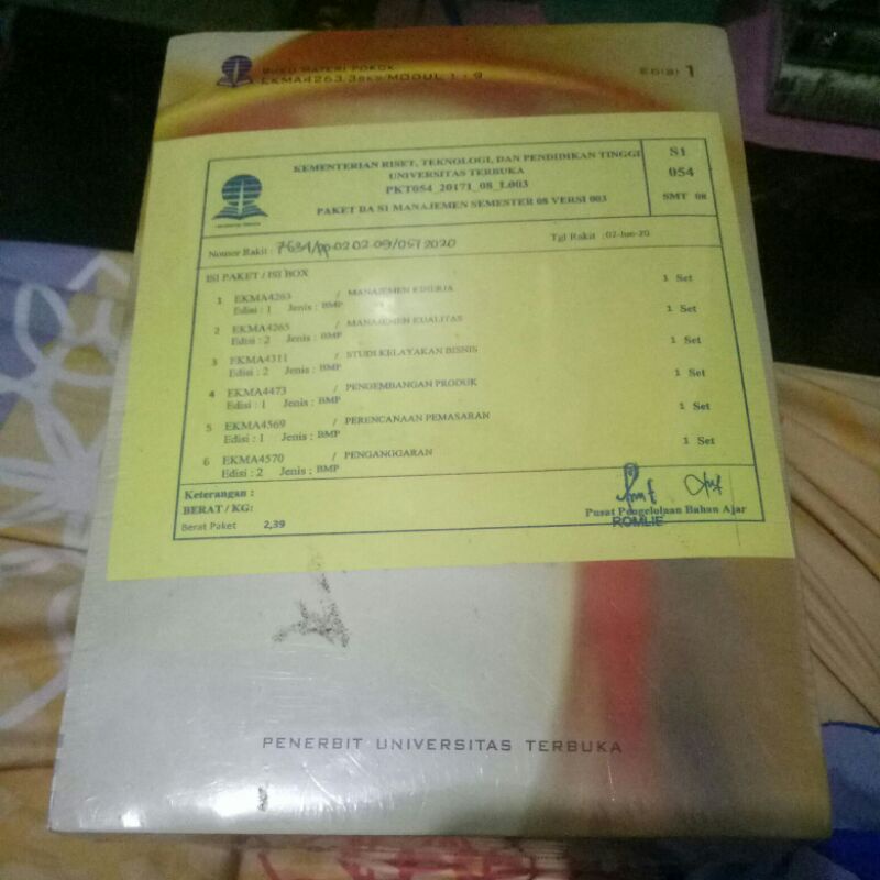 Jual buku modul Universitas Terbuka (UT) Jurusan Manajemen semester 8 ... Jual buku modul Universitas Terbuka (UT) Jurusan Manajemen semester 8 ...