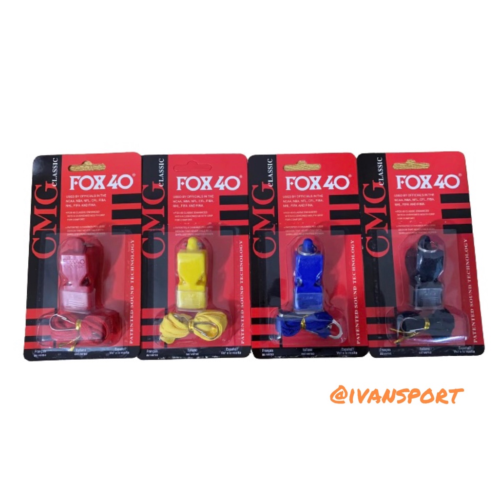 Jual COD FOX40 Classic Whistle Peluit Fox 40 Pluit Wasit Olahraga ...
