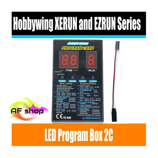 Jual Hobbywing RC Car Program Card LED Program Box 2C | Shopee Indonesia