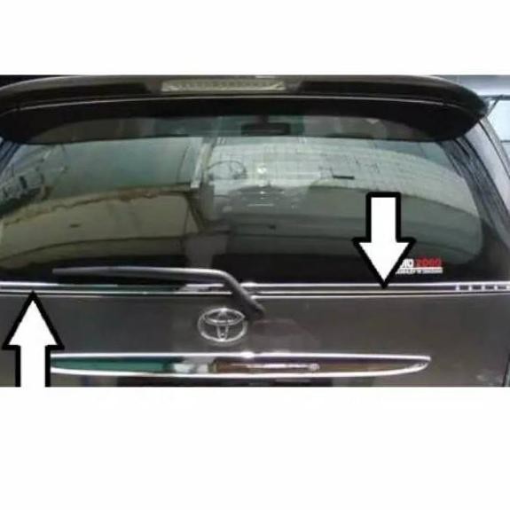 Jual Terbagus Lis list kaca BELAKANG PINTU BAGASI TOYOTA innova inova ...
