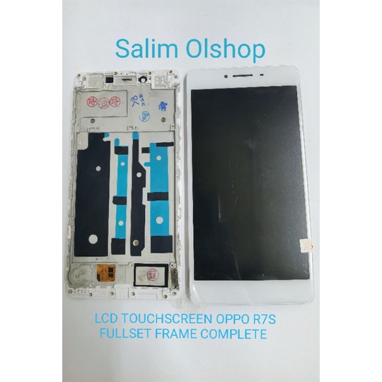 Jual LCD TOUCHSCREEN OPPO R7S FULLSET FRAME COMPLETE | Shopee Indonesia