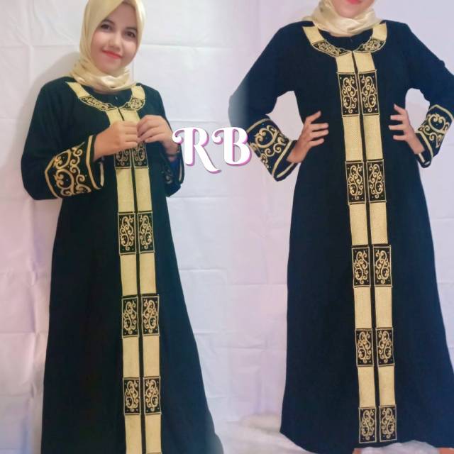 Jual Abaya Bordir komputer | Shopee Indonesia