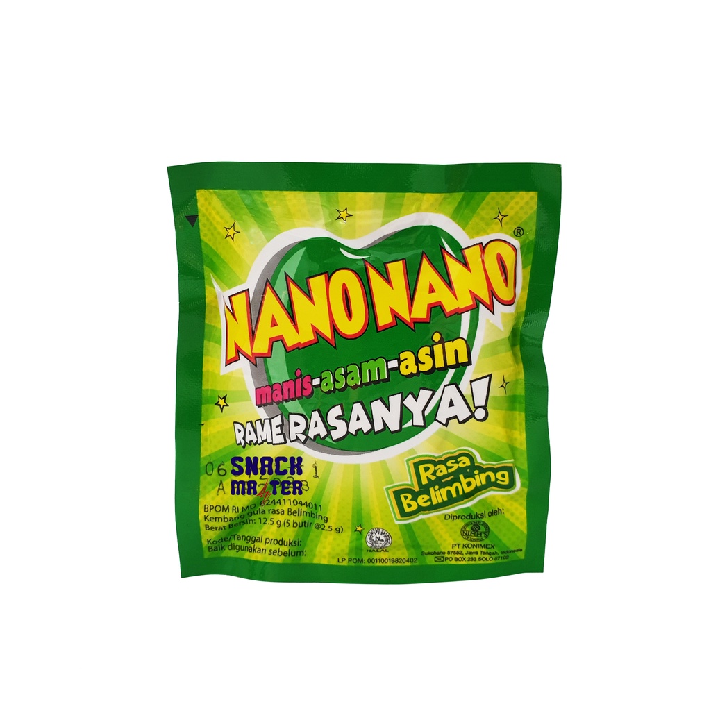Jual Nano Nano Permen Manisan Buah - Netto 12.5 gr | Shopee Indonesia