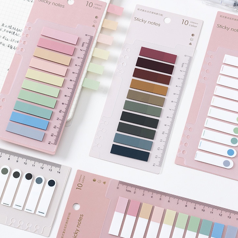 Jual Colorful 10 Bookside Label Sticky Notes | Shopee Indonesia