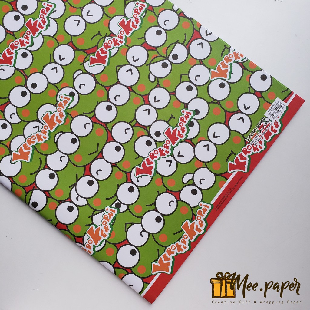 Jual Kertas Kado Sansan Wawa Motif Kero Keropi 01 / Big, Bungkus ...
