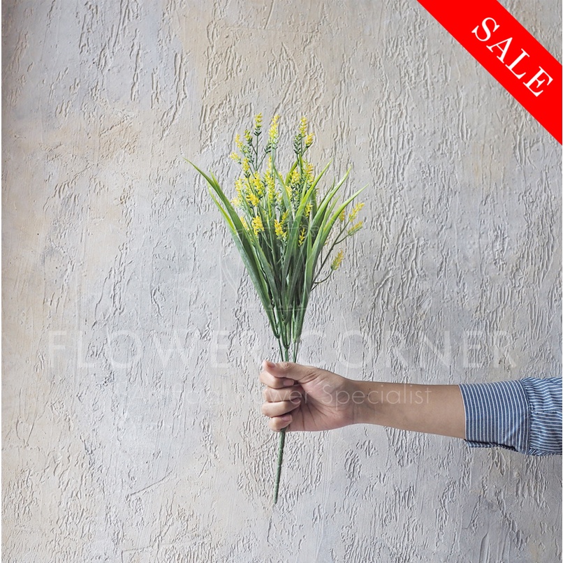 Jual Bunga Kucai 5 Tangkai / Artificial Grass Lavender (B19048 ...