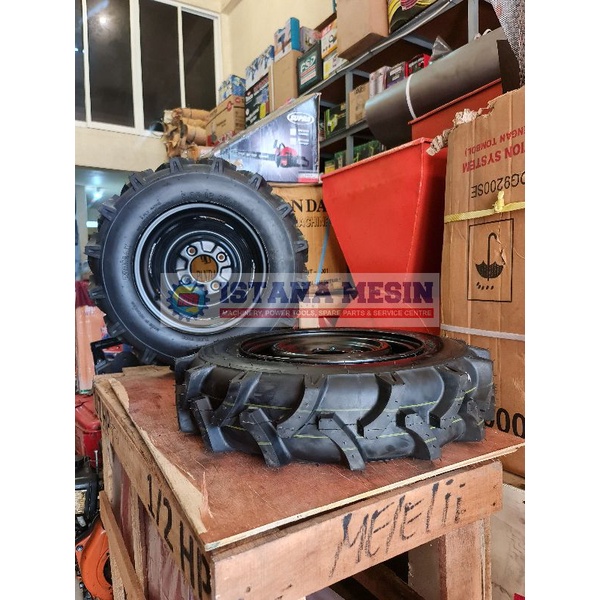 Jual RODA BAN KARET VELG COMPLETE HAND TRAKTOR TANGAN QUICK RING 12 ...