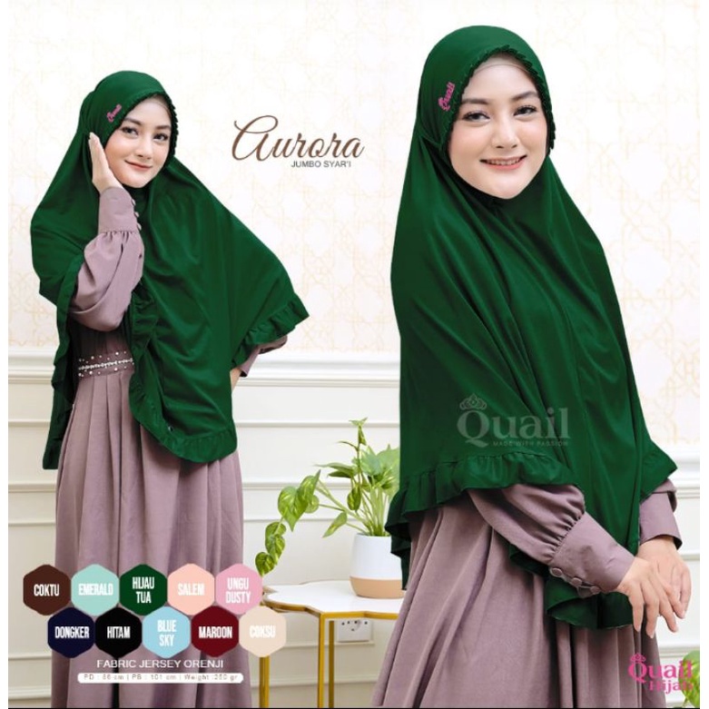 Jual Aurora Original by Quail Hijab Solo | Shopee Indonesia