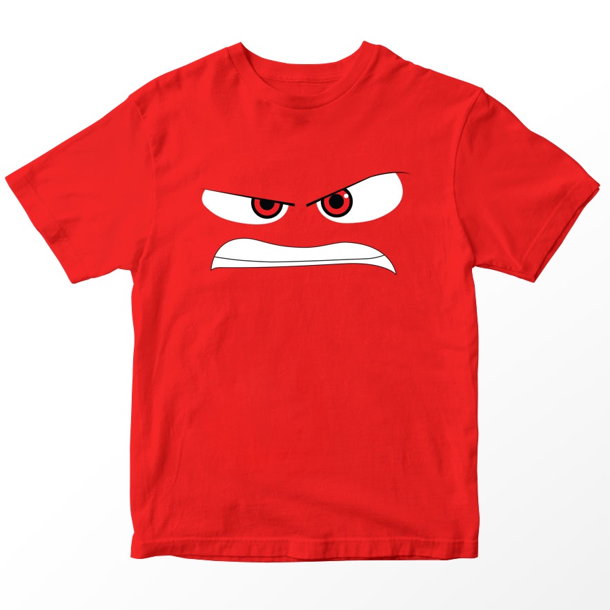 Jual Kaos Inside Out Anger Kartun Anak, Warna Merah Umur 1-10 Tahun ...