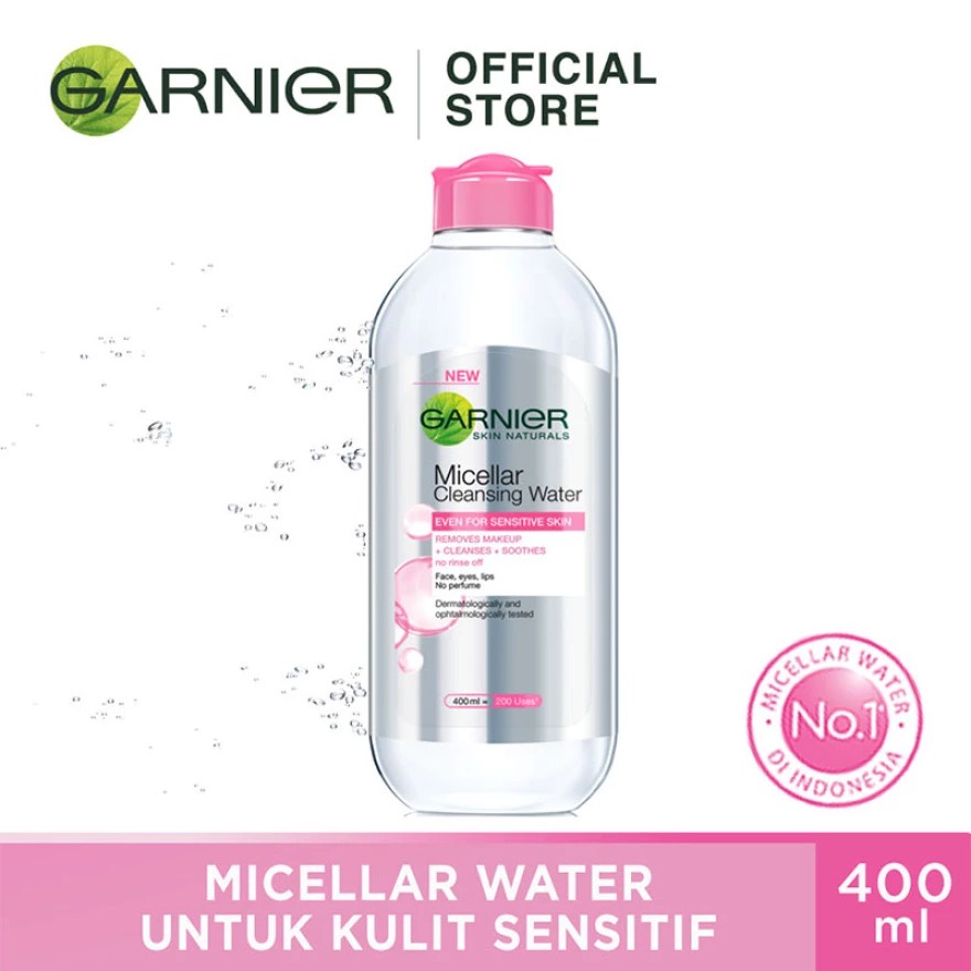 Jual GARNIER Micellar Cleansing Water Pink 50ml / 125ml / 400ml ...