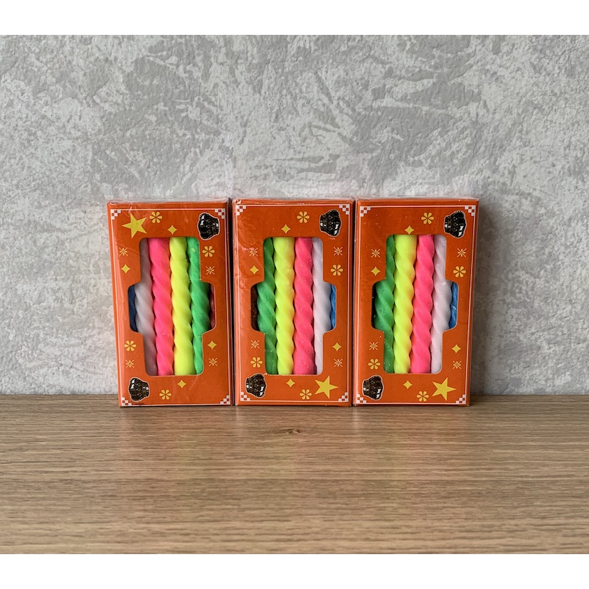 Jual Lilin Ulir Spiral Ulang Tahun 12 Batang Taruna | Shopee Indonesia
