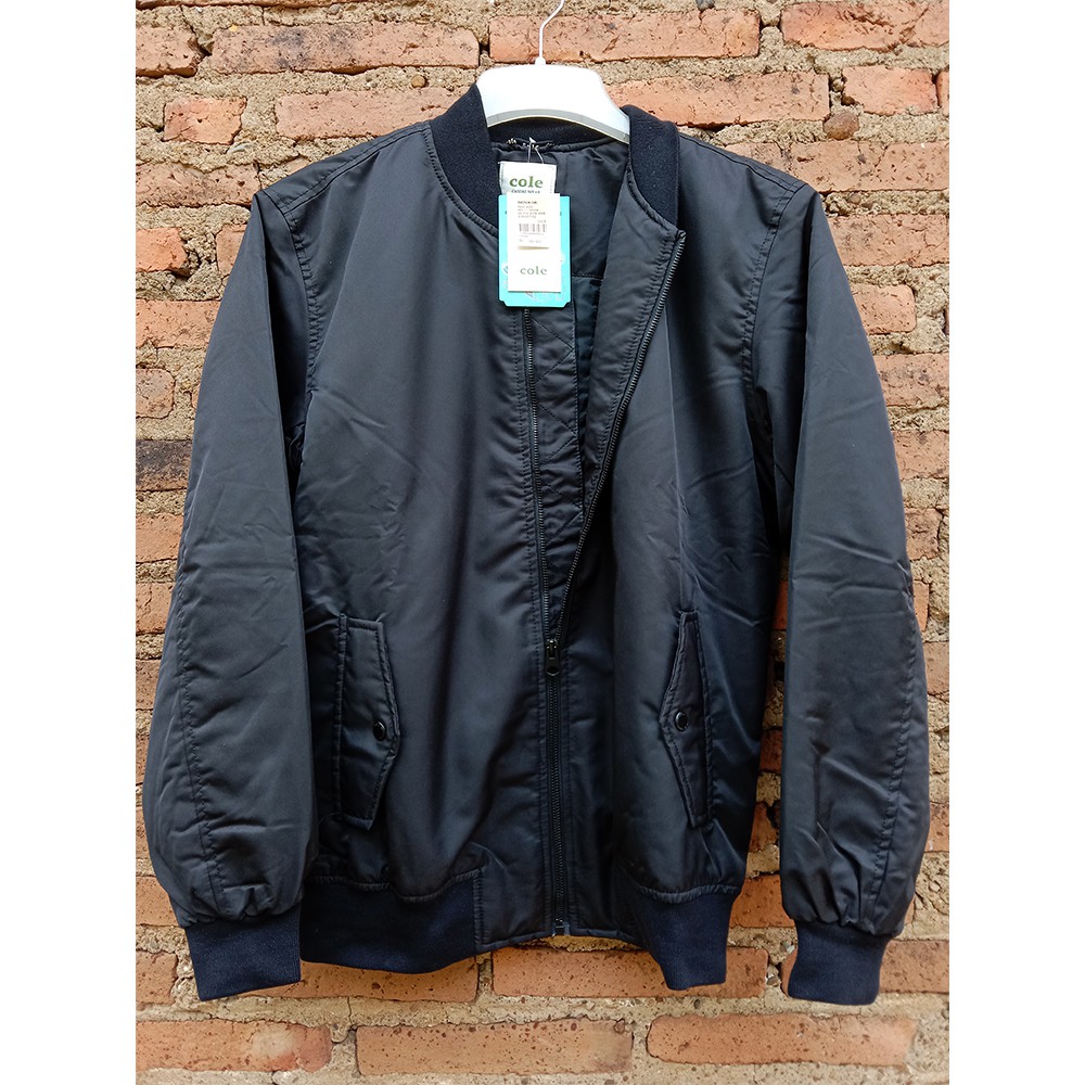 Jual Cole Jaket Pria Micro Bomber Hitam | Shopee Indonesia