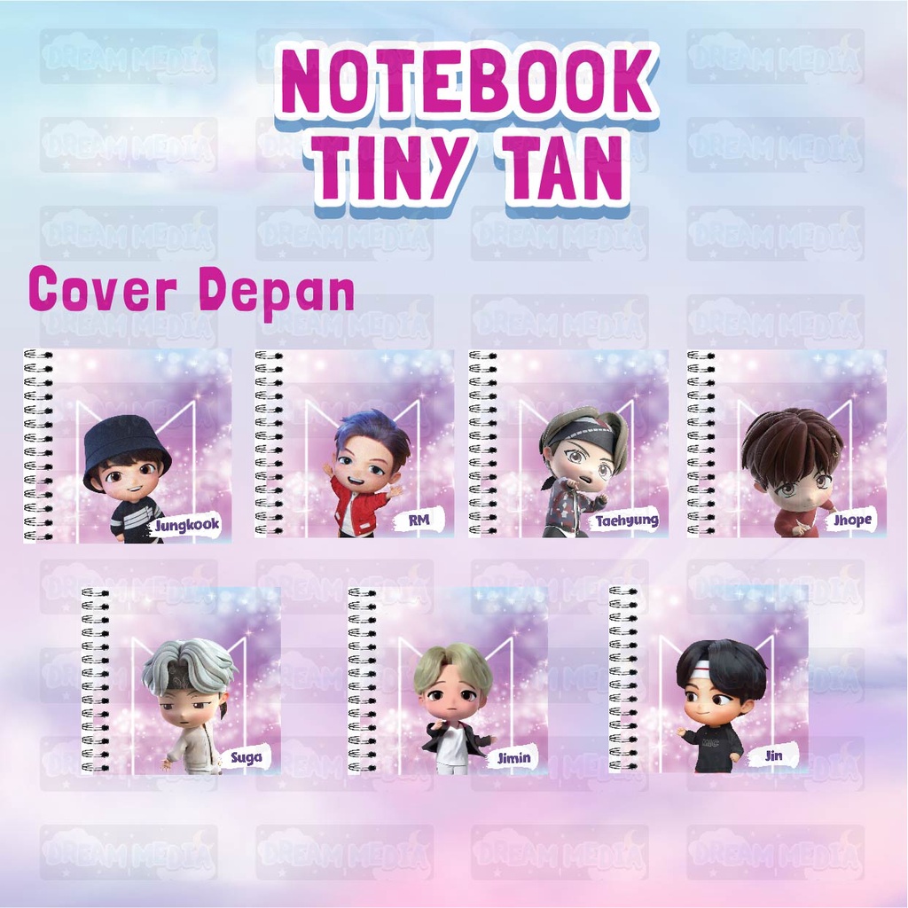 Jual Notebook TinyTAN (BTS) | Shopee Indonesia
