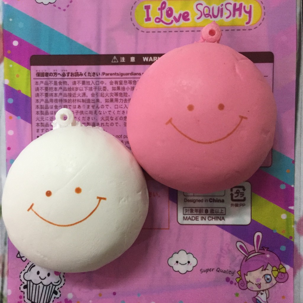 Jual Squishy Mini Smiley Marsmallow | Shopee Indonesia