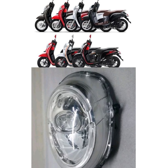 Jual Reflektor scoopy led lampu depan scopy esp K93 | Shopee Indonesia