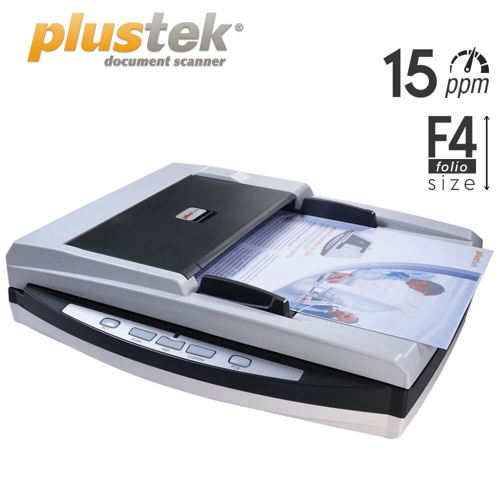 Jual Scanner Plustek SmartOffice PL1530 - 15 Lembar/Menit (F4/Folio ...
