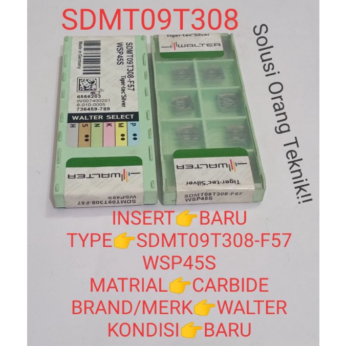Jual INSERT CARBIDE SDMT09T308 INSERT SDMT INSERT CARBIDE MATA PISAU ...