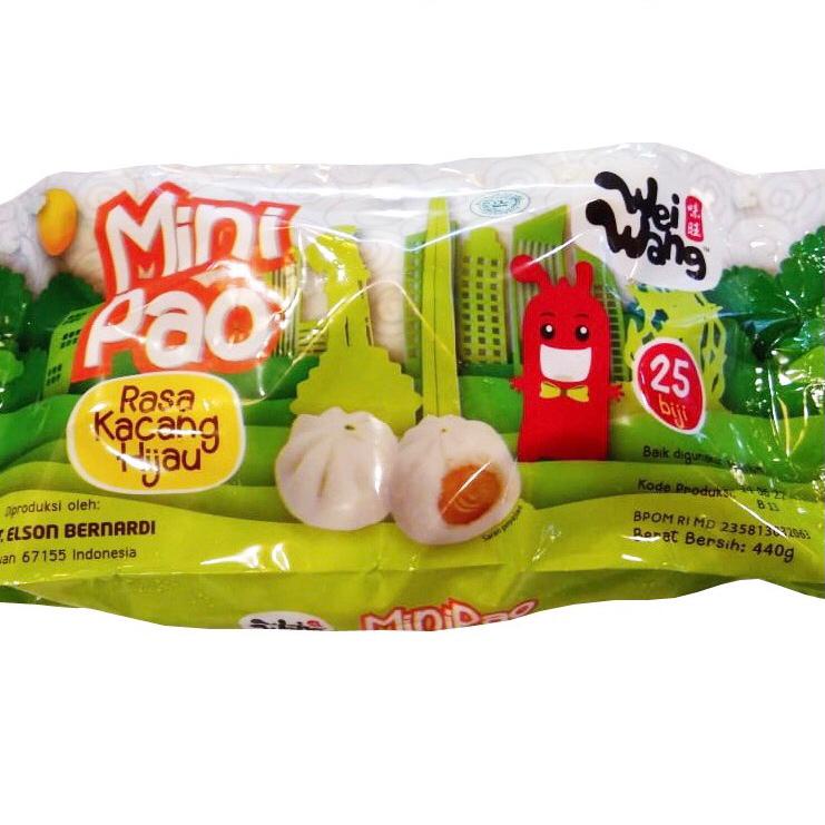 Jual Weiwang Mini Pao Kacang Hijau [440 gr] | Shopee Indonesia