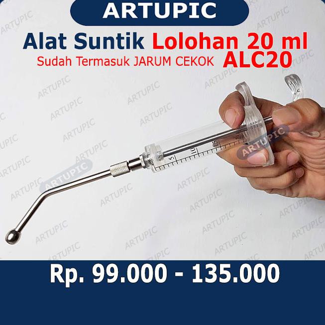 Jual Alat Suntik Cekok Hewan Lolohan ALC20 Spet Spuit Syringe Suntikan | Shopee Indonesia