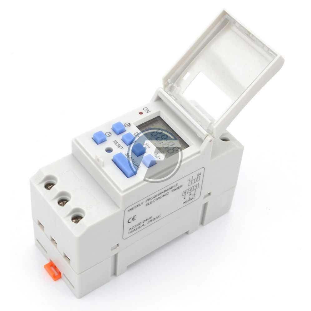Jual Taffware Timer Programmable Time Switch Relay 16a 220v 2000w