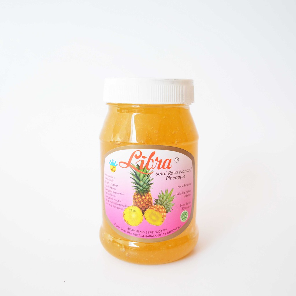 Jual Selai Nanas - LIBRA PINEAPPLE JAM - Besar (320gr) | Shopee Indonesia