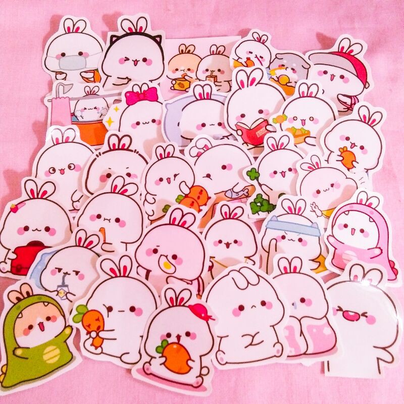 Jual STICKER BUNNY / STICKER WATERPROFF / STICKER BUNNY GIRL / sticker ...