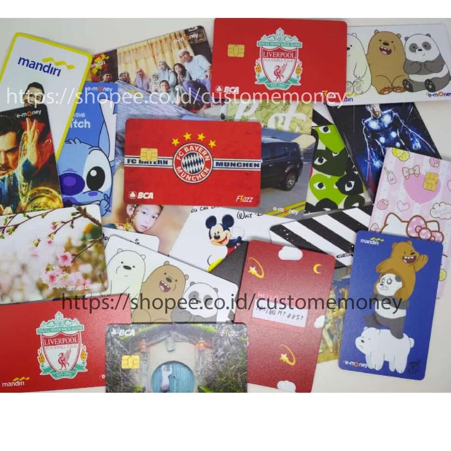 Jual Trendy Emoney ID CARD TELKOM MANDIRI EMONEY BNI TAPCASH BRI BRIZZI ...