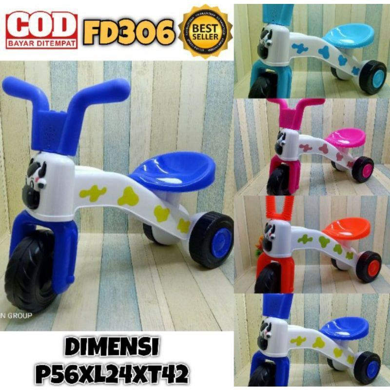 Jual Sepeda Sapi Musik VD306 Roda 3 Tricycle Sepeda Sapi HappyCow ...