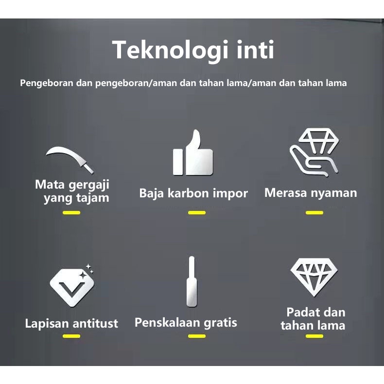 Jual Gergaji Pemangkasan Cabang Ranting Dahan Benalu Tiang Tongkat Teleskopik | Shopee Indonesia