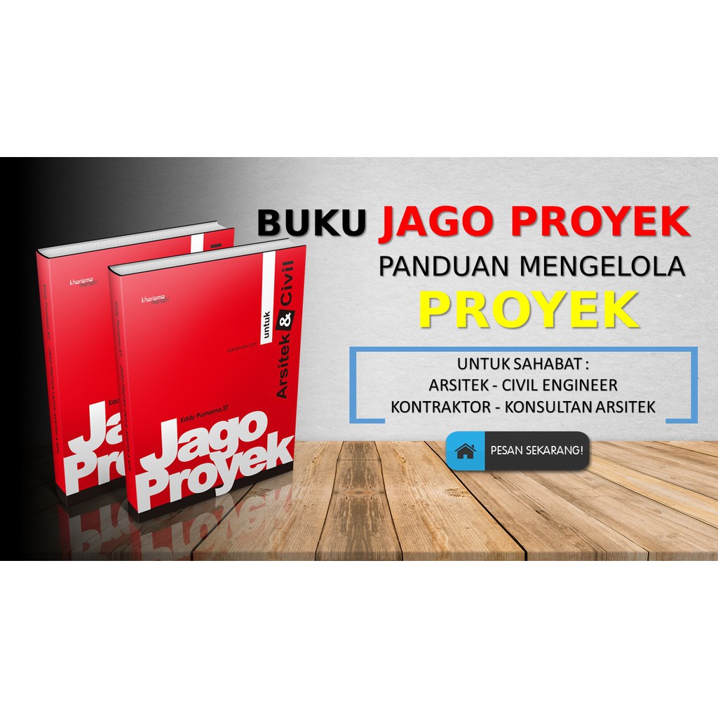Jual BUKU JAGO PROYEK .. Untuk Arsitek & Civil Engineering | Shopee Indonesia