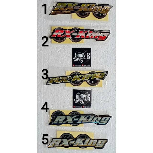 Jual STIKER LOGO KARET TULISAN RX-KING DAN LAMBANG YAMAHA | Shopee ...