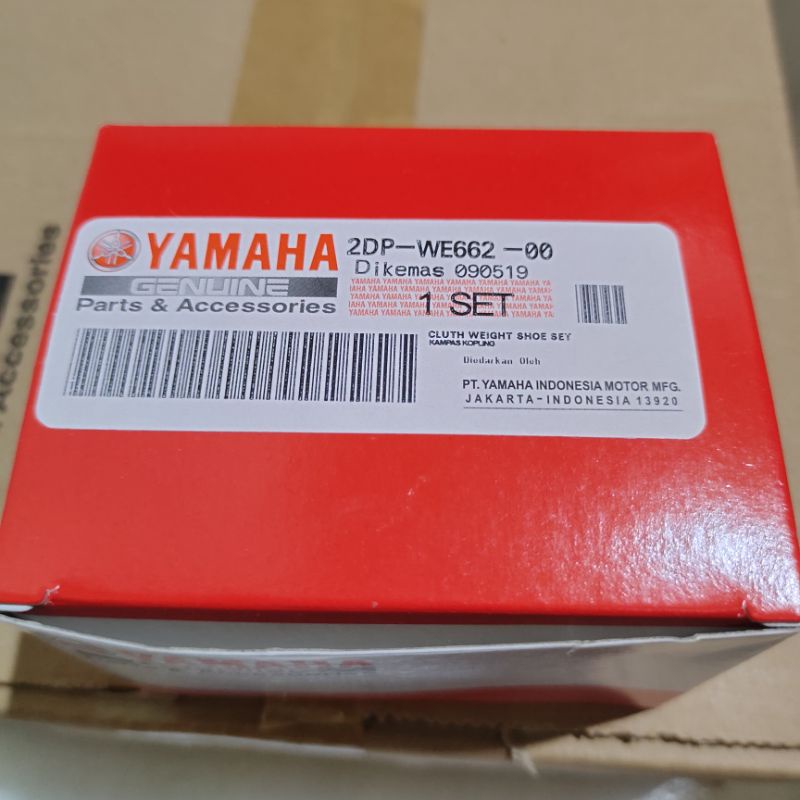 Jual 2DP-WE662-00 CLUTCH WEIGHT SHOE SET Kampas ganda kopling only Nmax ...