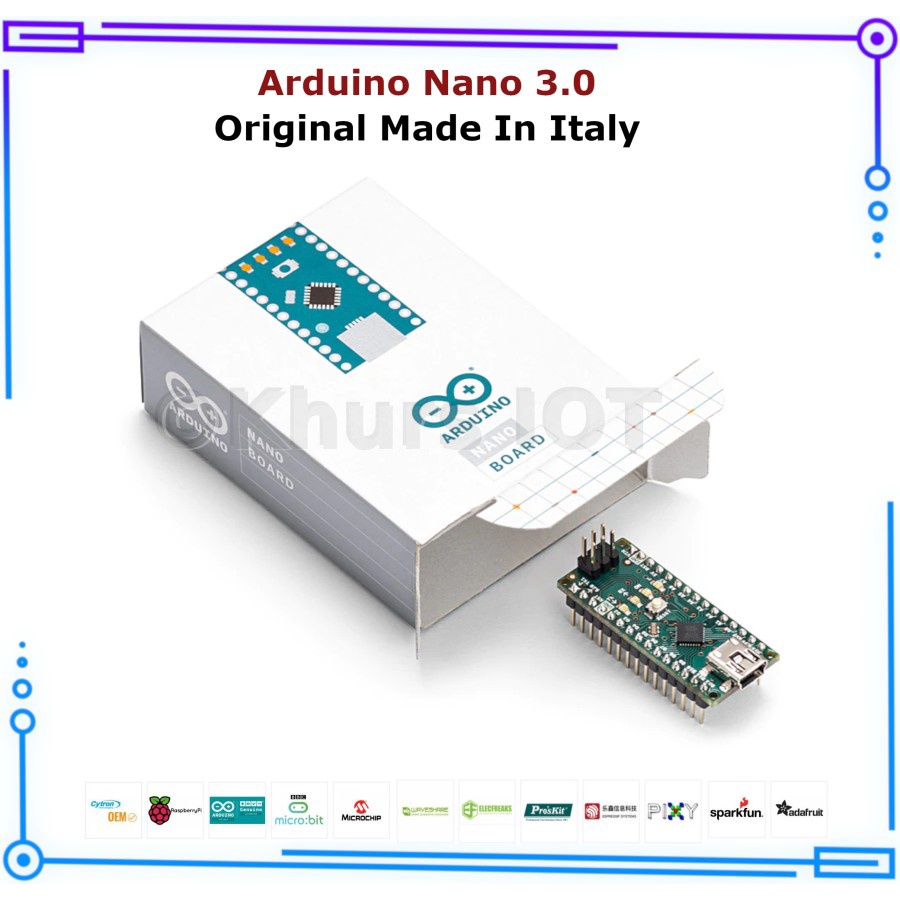 Jual Arduino Nano 3 0 Original Made In Italy Shopee Indonesia