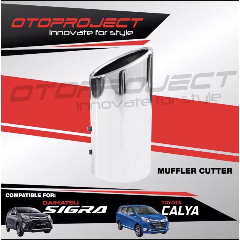 Jual Muffler Cutter All new Calya/ Sigra Otoproject | Shopee Indonesia