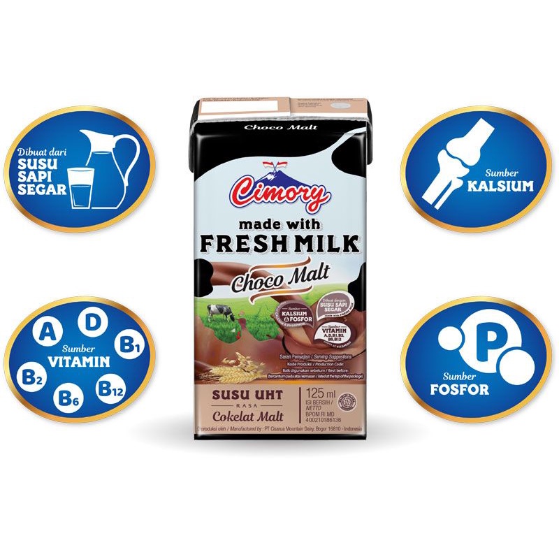 Jual CIMORY SUSU UHT UKURAN 125Ml | Shopee Indonesia